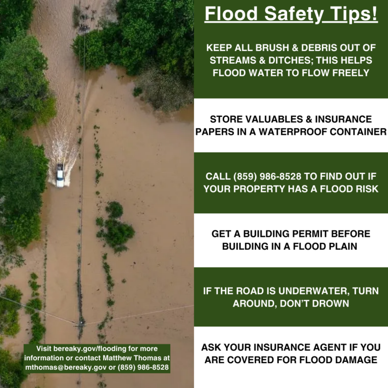 Flood Safety Tips - City of Berea